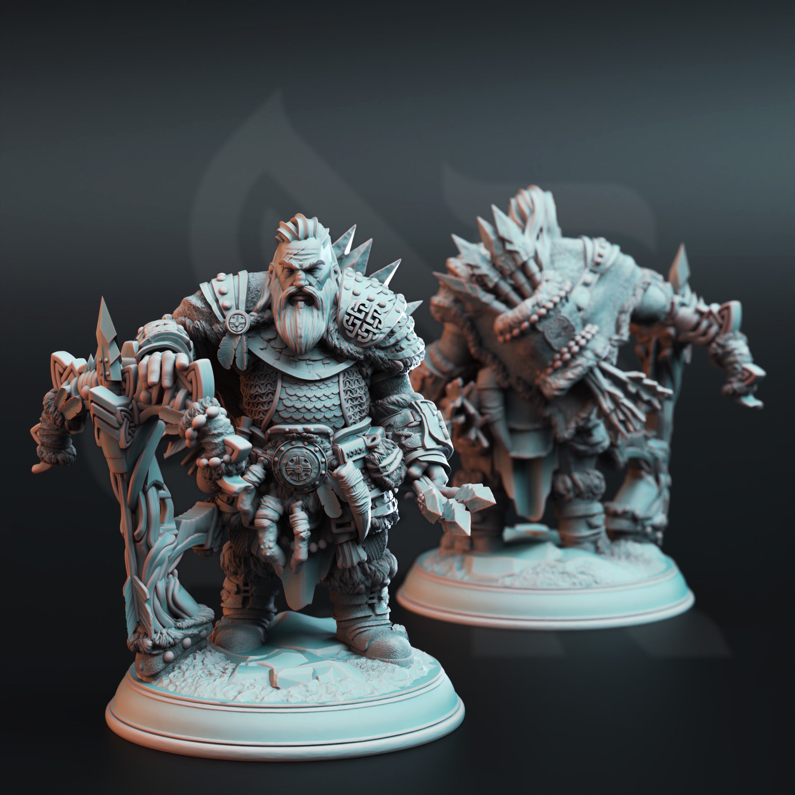 Dwarf Hunter Male – D&B Prints