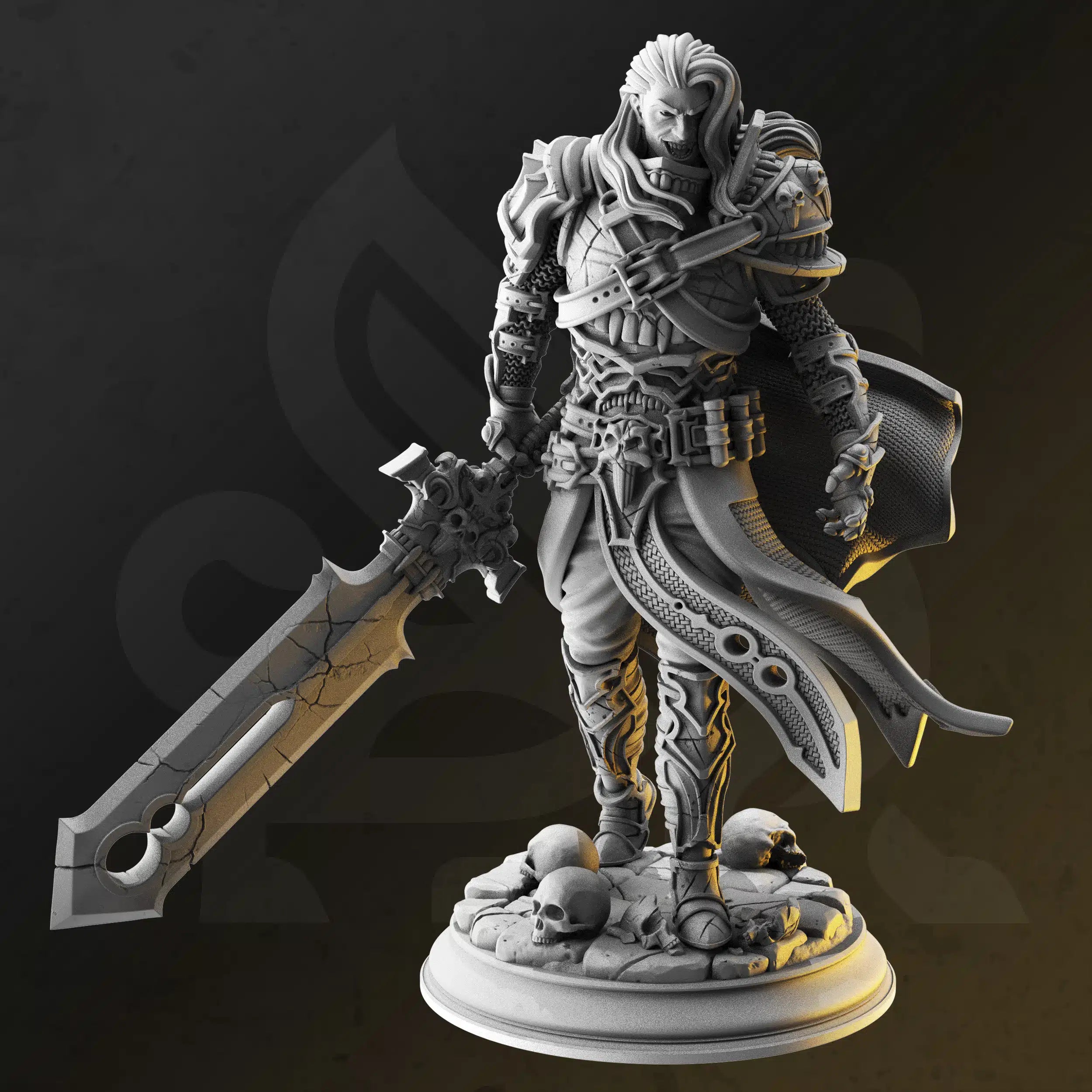 Vampire Spawn Fighter / Paladin Male – D&B Prints